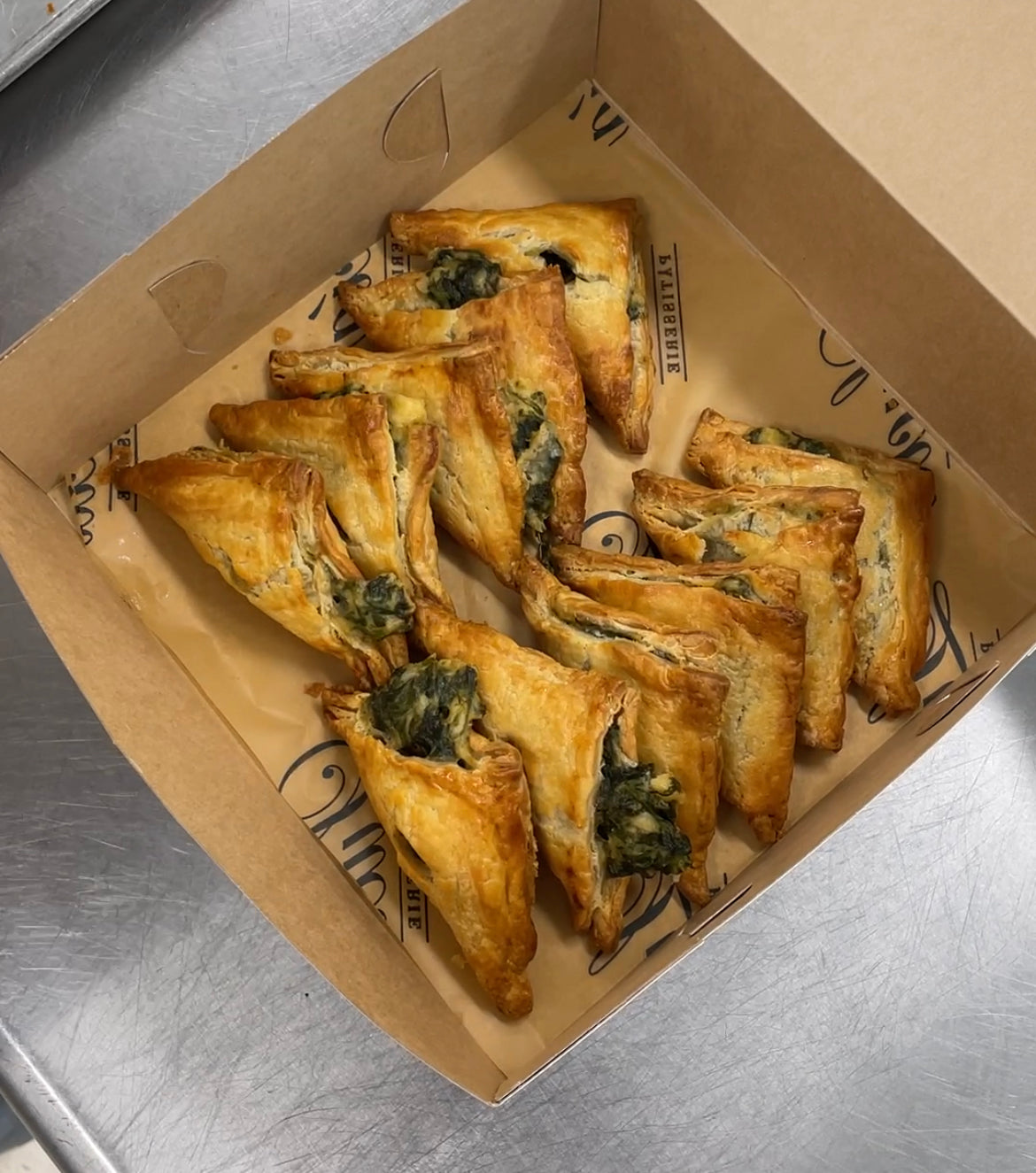 ^Mini Spinach & Feta Bechamel Handpie (12ea / 1 dozen) – Lucia Patisserie